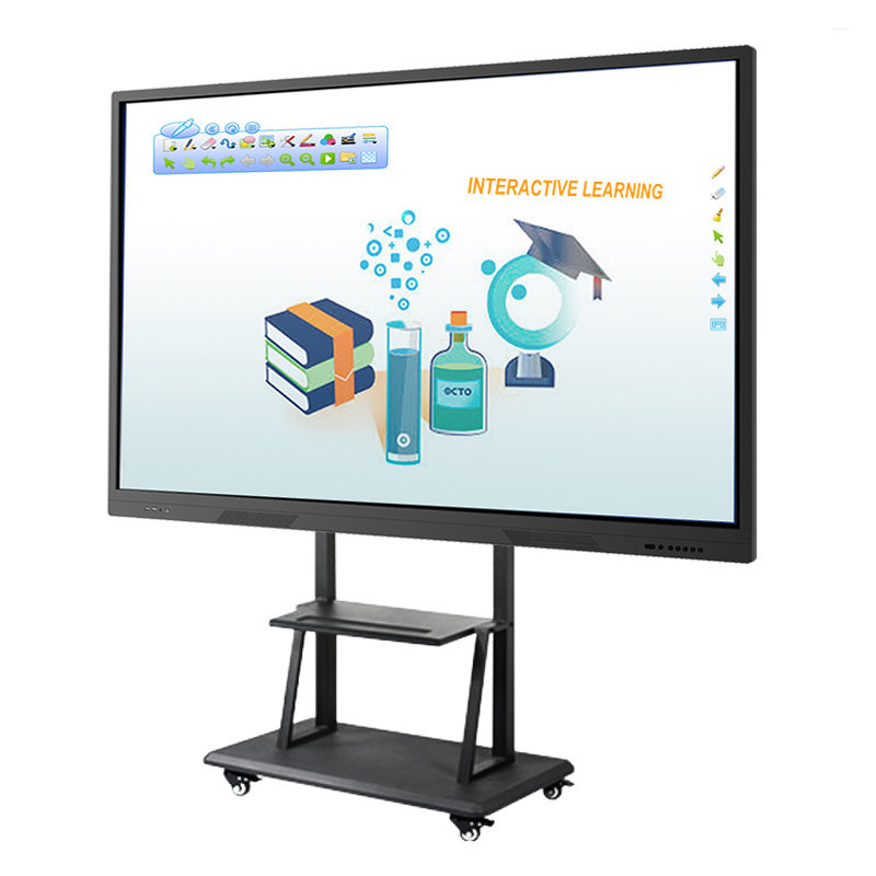 Lcd Interactive Whiteboard 75 86 98 Inches 4K Screen Android OS For ...