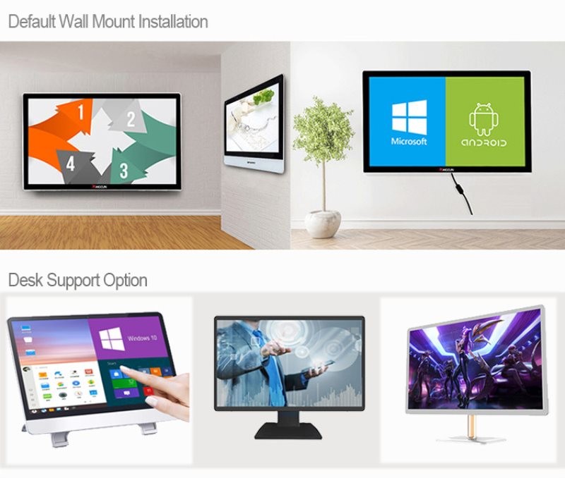 Restaurant AIO All In One PC Touchscreen PCAP Touch Screen PC Monitor ...